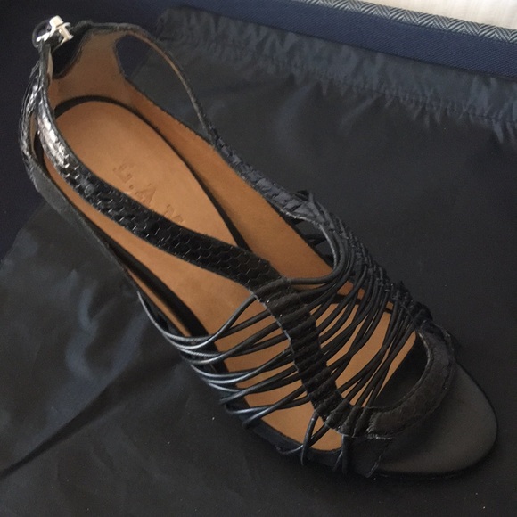 L.A.M.B. | Shoes | New Lamb Raivyn Black Strappy Heel Sandals | Poshmark